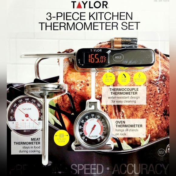 Taylor | Kitchen | Taylor 3piece Thermometer Kitchen Set Includes ...